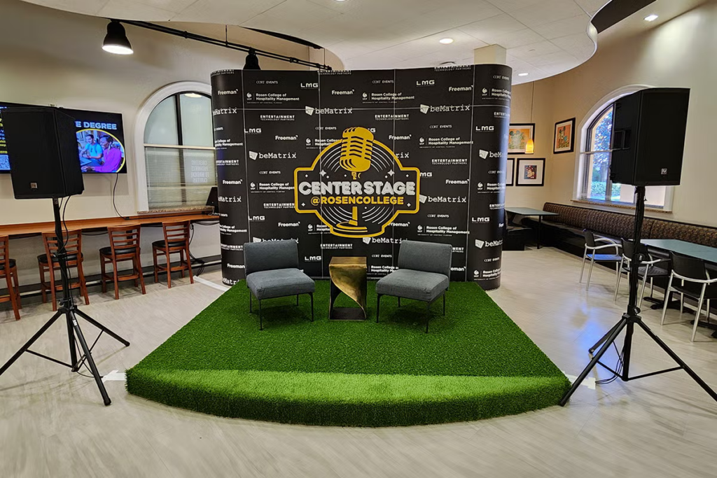Generous Sponsorship Brings Center Stage to Life at UCF Rosen College ...