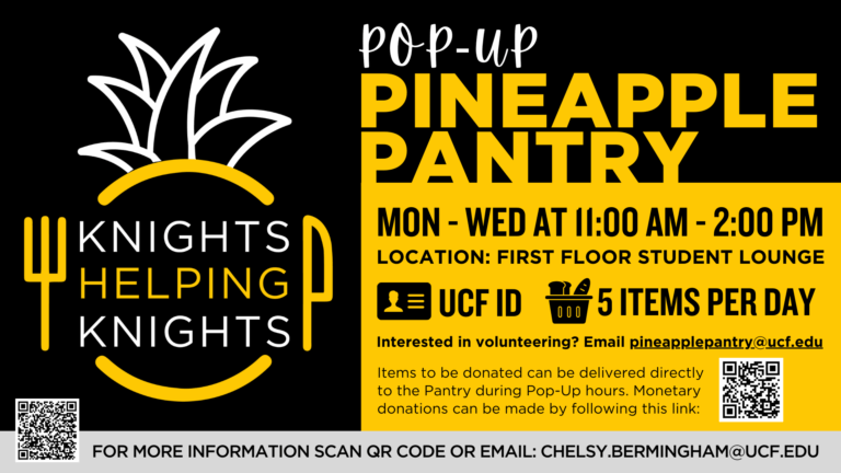 Knights Helping Knights Pantry @ Rosen College - Rosen College of ...